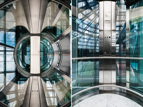 Round Glass Elevators Win Project of the Year | Schindler