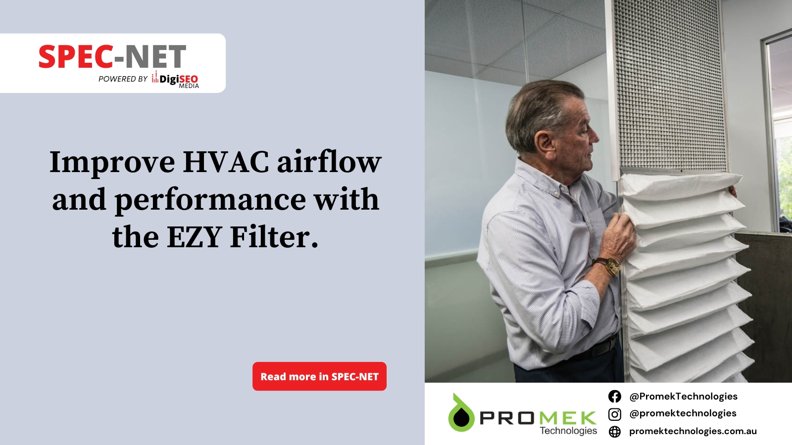 Advantages of EZY Filter for HVAC Systems by Promek Technologies