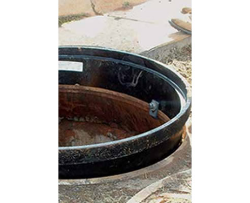 Reinforcing Catch Basin Grates with Riser Rings by EJ