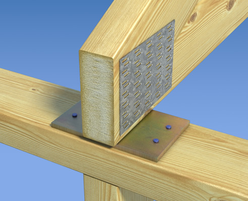 Bearing Plate for Heavily Loaded Trusses | MiTek