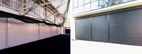 Sports Ground Wide Roller Shutters | Rollashield