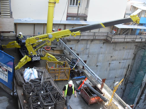 Mini Crawler Cranes for Narrow Access Areas, Preston