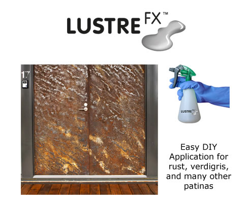 DIY Patinas Decorative Metal Coatings, Lustre FX Hume ACT 2620