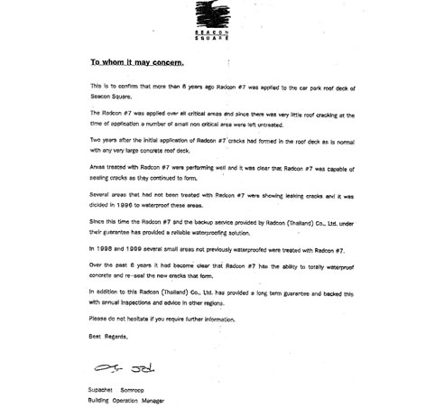 Concrete Crack Sealing with Radcon Formula #7 | Radcrete