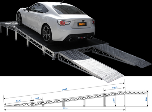 Car Ramp Staging Solutions | Design Quintessence