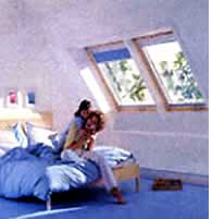 The Velux GHL Roof Window from the Attic Group provides daylight, fresh ...