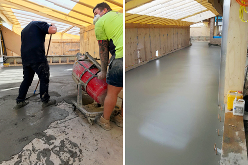 Floor Levelling for Santina Apartments | Bayset