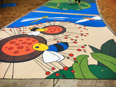 Colourful Textured Coating - StreetBond Art | MPS Paving