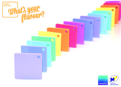 Pastel Perspex Acrylic Sheets | Mitchell Laminates