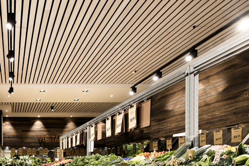 Timber Ceiling Lining System with SUPAWOOD DRIFTWOOD