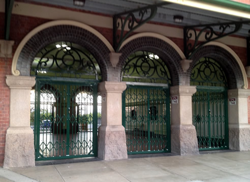 Folding Security Gates for Railway Station | Trellis Door Co