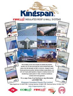 Kingspan Firesafe Insulated Roof & Wall Cladding Systems