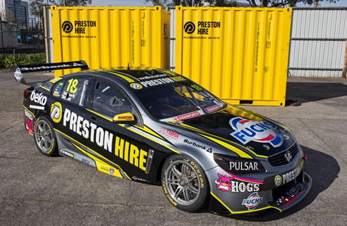 Holdsworth Unveils Preston Hire Racing Commodore