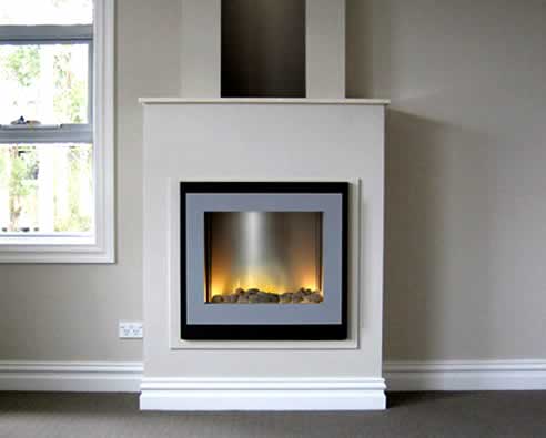 A flue-less fire place from Real Flame