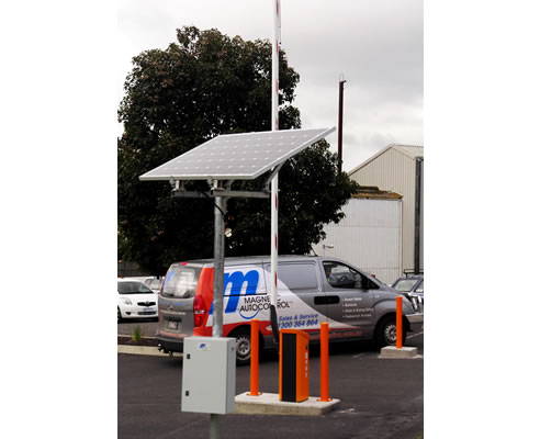 Solar Powered Boom Gate | Magnetic Automation