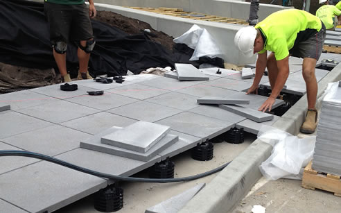 Pedestals for Paving | KHD Landscape Engineering Products