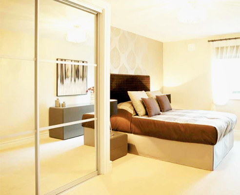 Mirror Robe Sliding Door Track Wardrobe System | Cowdroy