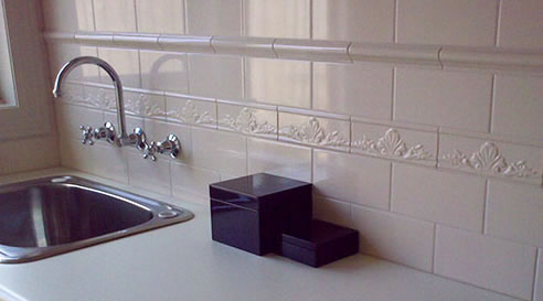 Remodelling Kitchens Using Embossed Ceramic Tiles | Designer Ceramics