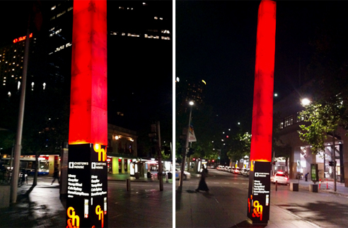 Perspex® Frost Landmark for Circular Quay | Mitchell Laminates