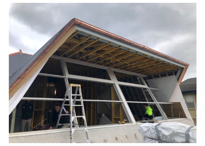 Raked Angled Shutters for Redesign or Extension Projects by Open Shutters