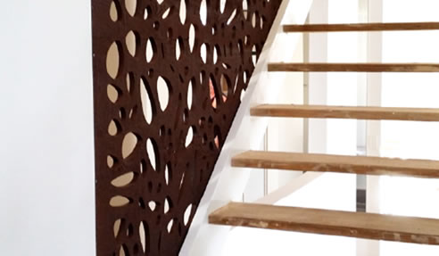 Creative Decorative Screen Panels for Stairways | QAQ Architectural